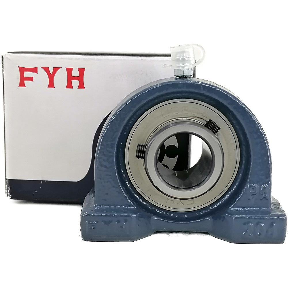 FEROC INDUSTRIAL: CHUMACERA DE BASE ROSCADA, PARA FLECHA DE 3/4in, MARCA FYH, CODIGO UCPA204-12G5J