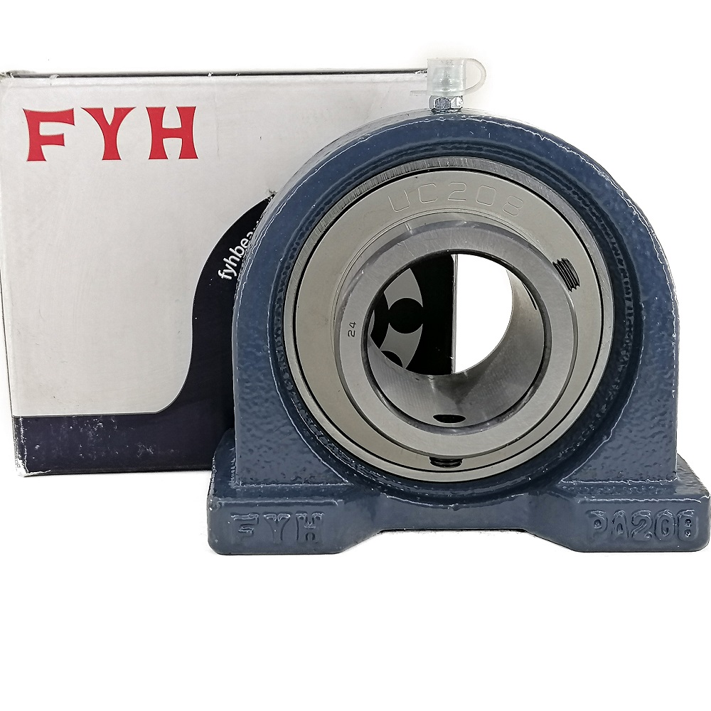 FEROC INDUSTRIAL: CHUMACERA DE BASE ROSCADA, PARA FLECHA DE 40mm, MARCA FYH, CODIGO UCPA-208J