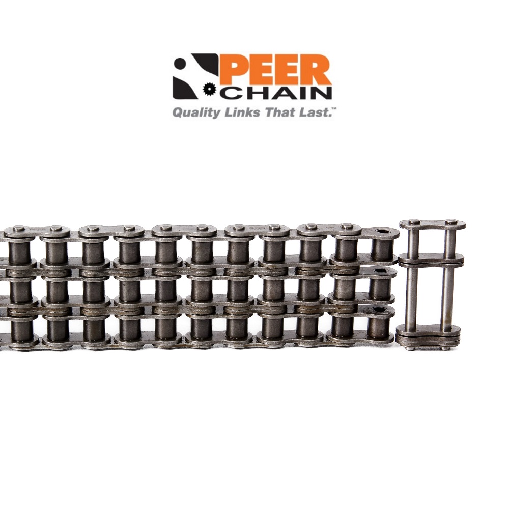 FEROC INDUSTRIAL: CADENA TRIPLE, PASO 80, CHAVETEADA, MARCA PEER, ROLLO ...