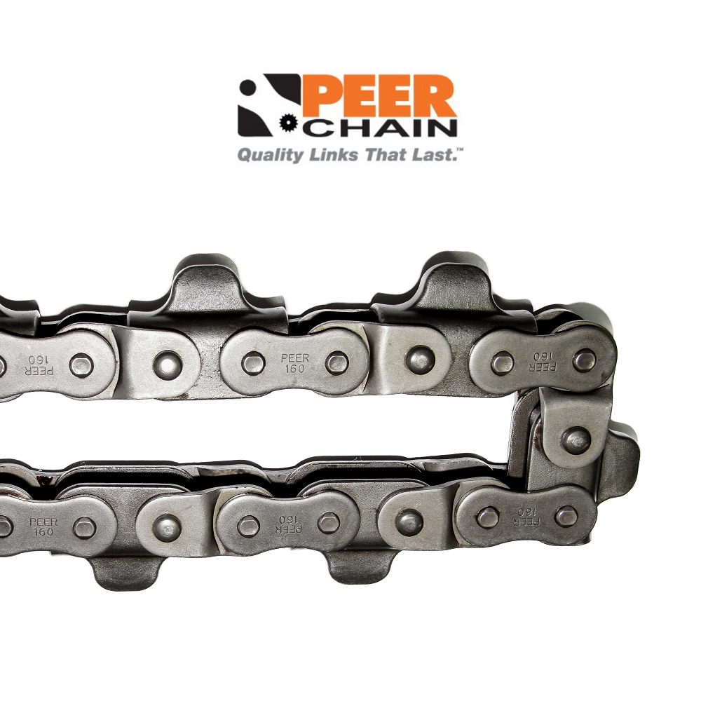 FEROC INDUSTRIAL: CADENA SENCILLA, PASO 160, CHAVETEADA, CON ADITAMENTO ...